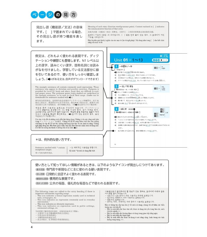 Kaitei ban Mimi Kara Oboeru Nihongo Nouryoku Shiken Bumpo Training N1 - Áudio no código QR - Rev.